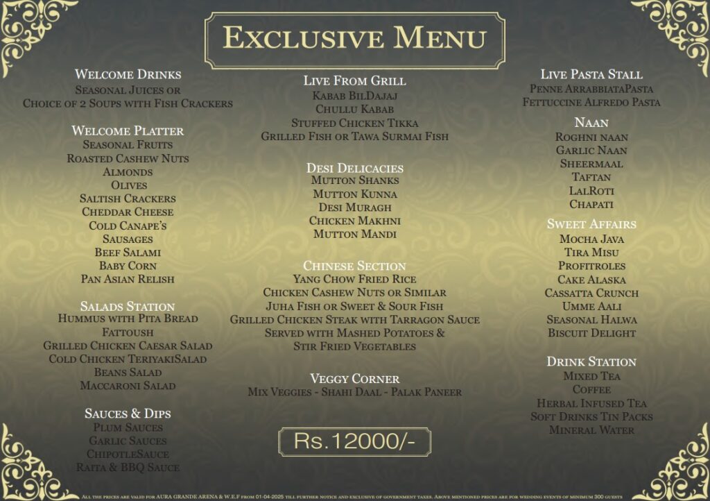 Custom Event Planner - Aura Grande